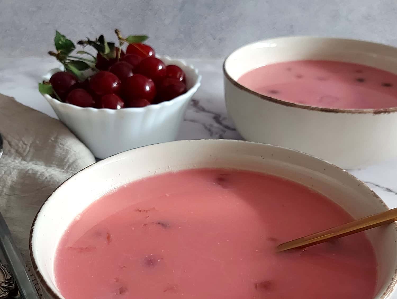 Sour Cherry Soup (Cold and Refreshing Summer Recipe) - Spoons & Sparks