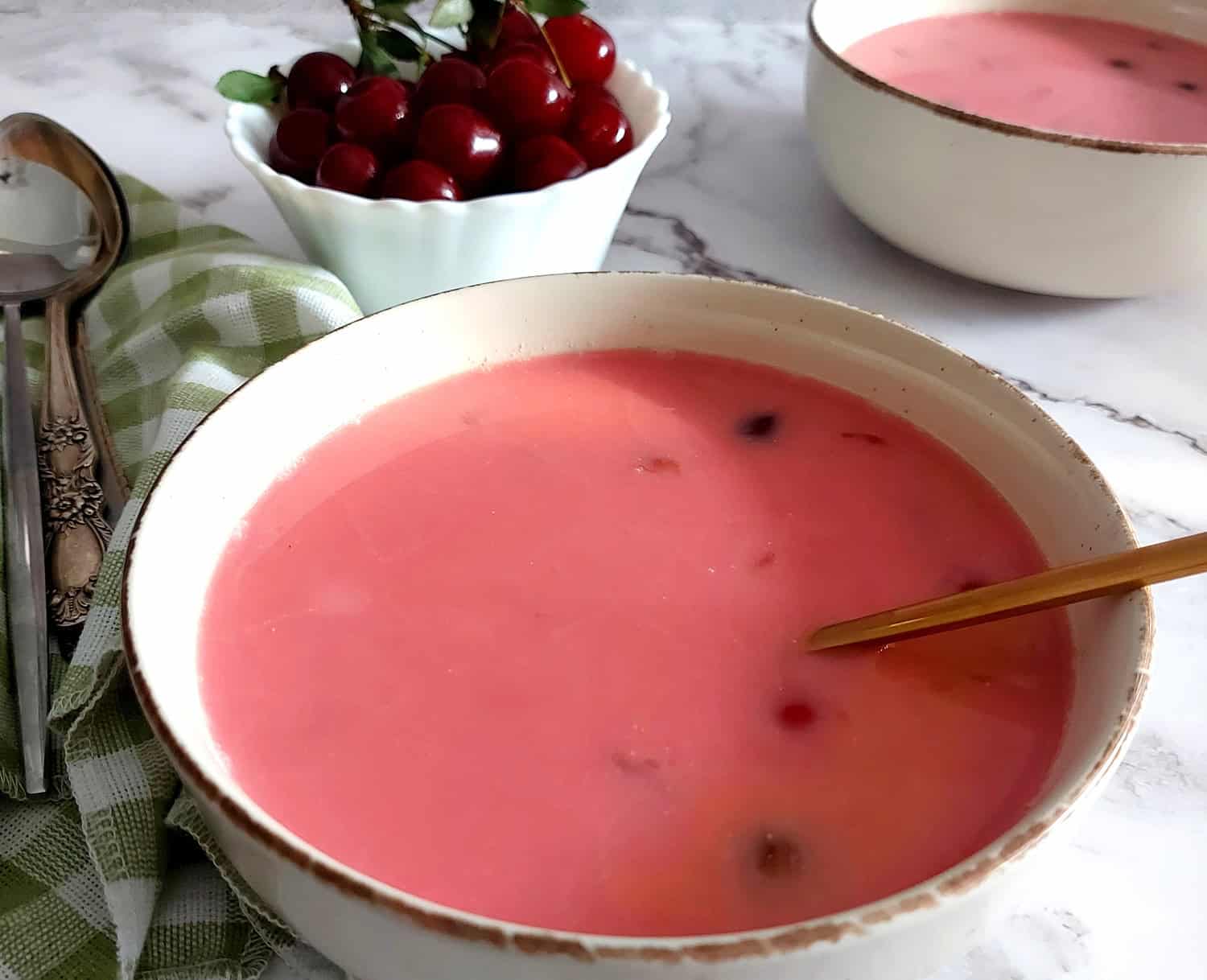 Sour Cherry Soup (Cold and Refreshing Summer Recipe) - Spoons & Sparks