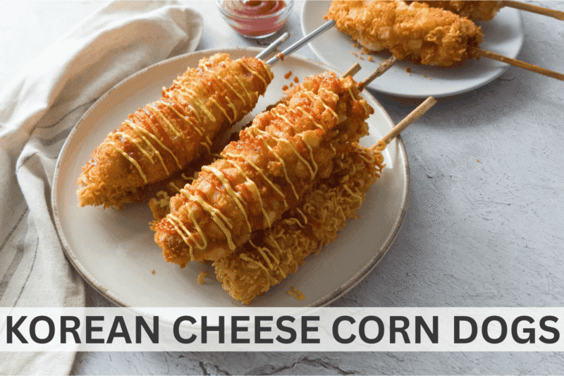 Mind-blowing Korean Cheese Corn Dog (So Crunchy!) - Spoons & Sparks